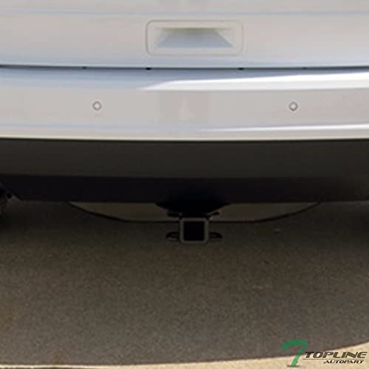 Class 3 III Black 2" Rear Bumper Trailer Tow Hitch Towing Mount Receiver Tube for 07-14 Ford Edge / 07-15 Lincoln MKX