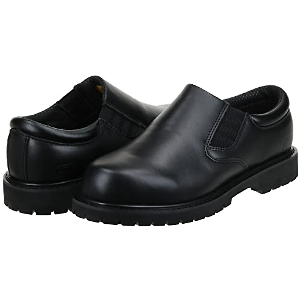 Skechers Men's Work Cottonwood Goddard Slip On, Black - 10 D(M) US