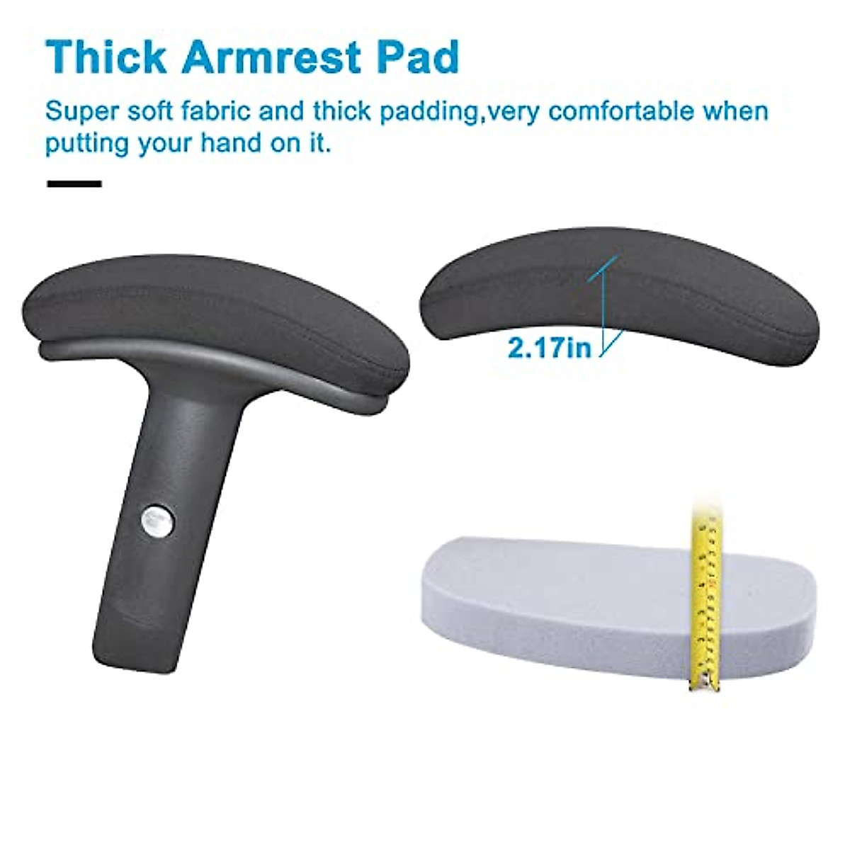 BOLISS Big and Tall Ergonomic Office Mesh Computer Executive Desk Chair with Wide Thick Seat,Lumbar Support and Tilt 400lbs-Black