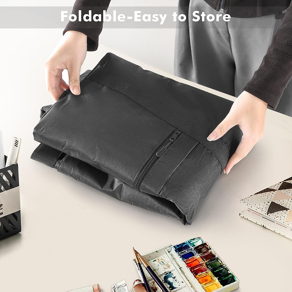 1st Place Products Premium Art Portfolio Case - 24" x 36" - Soft Sided - Foldable - Waterproof & Tear Resistant - Artwork, Photography, Sketch, LCD, Monitor, Solar Panel - Shoulder Straps & Handles