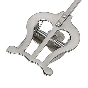 Bstinay 3/4 Vertical Keys Euphonium Marching Clamp-On Silver Music Sheet Clip Music Sheet Clip Replacement for Bass Saxophone