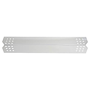 BBQ Grill Heat Shield Plate Tent Replacement Parts for Kitchenaid 720-0745A - Old - Compatible Barbeque Stainless Steel Flame Tamer, Flavorizer Bar, Vaporizer Bar, Burner Cover 16 1/8"
