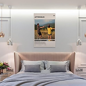 Aftersun Movie Poster Minimalist Film Posters (4) Canvas Painting Wall Art Poster for Bedroom Living Room Decor 08x12inch(20x30cm) Unframe-style