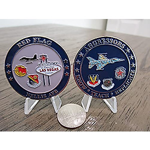 United States Air Force Nellis Red Flag 64th Aggressors 57th Wing Air Combat Command Challenge Coin