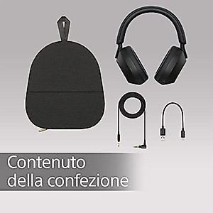 Sony Noise Canceling Wireless Headphones - 30hr Battery Life - Over-Ear Style - Optimized for Alexa and Google Assistant - Built-in mic for Calls - WH-1000XM5B.CE7 - Limited Edition - Charcoal Black