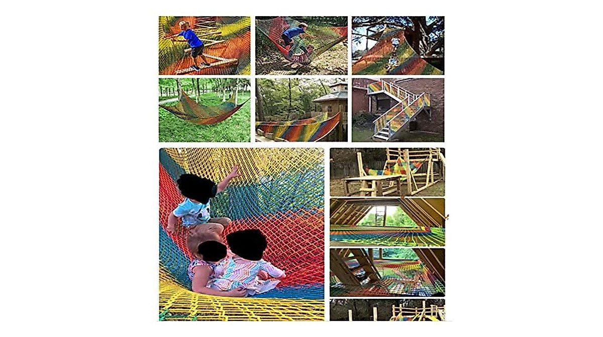 Tree House Climbing Net for Safe Outdoor Play