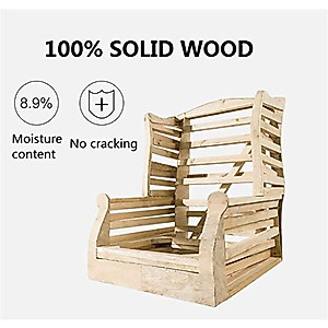 Grepatio Wingback Recliner Chair - Massage Heated Recliner Chair with Remote Control, Single Sofa Mid-Century High Back Accent Chair Tufted Chair