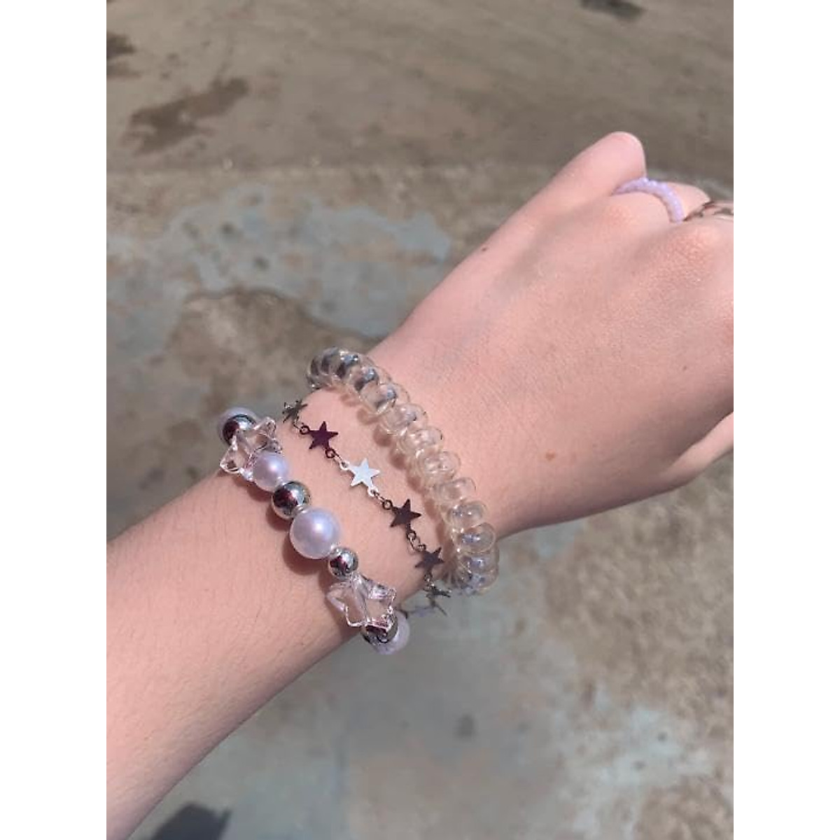 RICHTRUE Y2k Bracelets Y2k Accessories Grunge Accessories Y2k Aesthetic Bracelet for Women Punk Accessories (B)