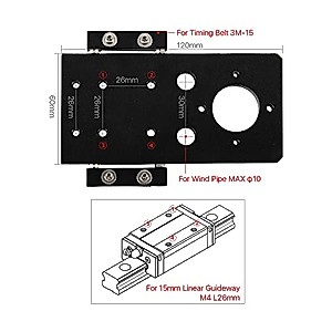 Cloudray C Series CO2 Head Set with 1 PCS China PVD Focus Lens D20mm FL50.8mm and 3 PCS Mo Mirrors D25mm (Set B)