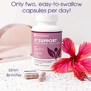 Pure D Mannose Capsules 1000mg - Fast Acting UTI Support - Urinary Tract Cleanse & Bladder Health - Cranberry, D-Mannose, Dandelion, Hibiscus Flower - 60 Veggie Caps