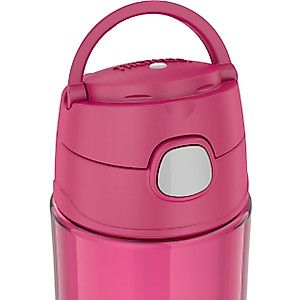 THERMOS FUNTAINER 16 Ounce Plastic Hydration Bottle with Spout, Raspberry