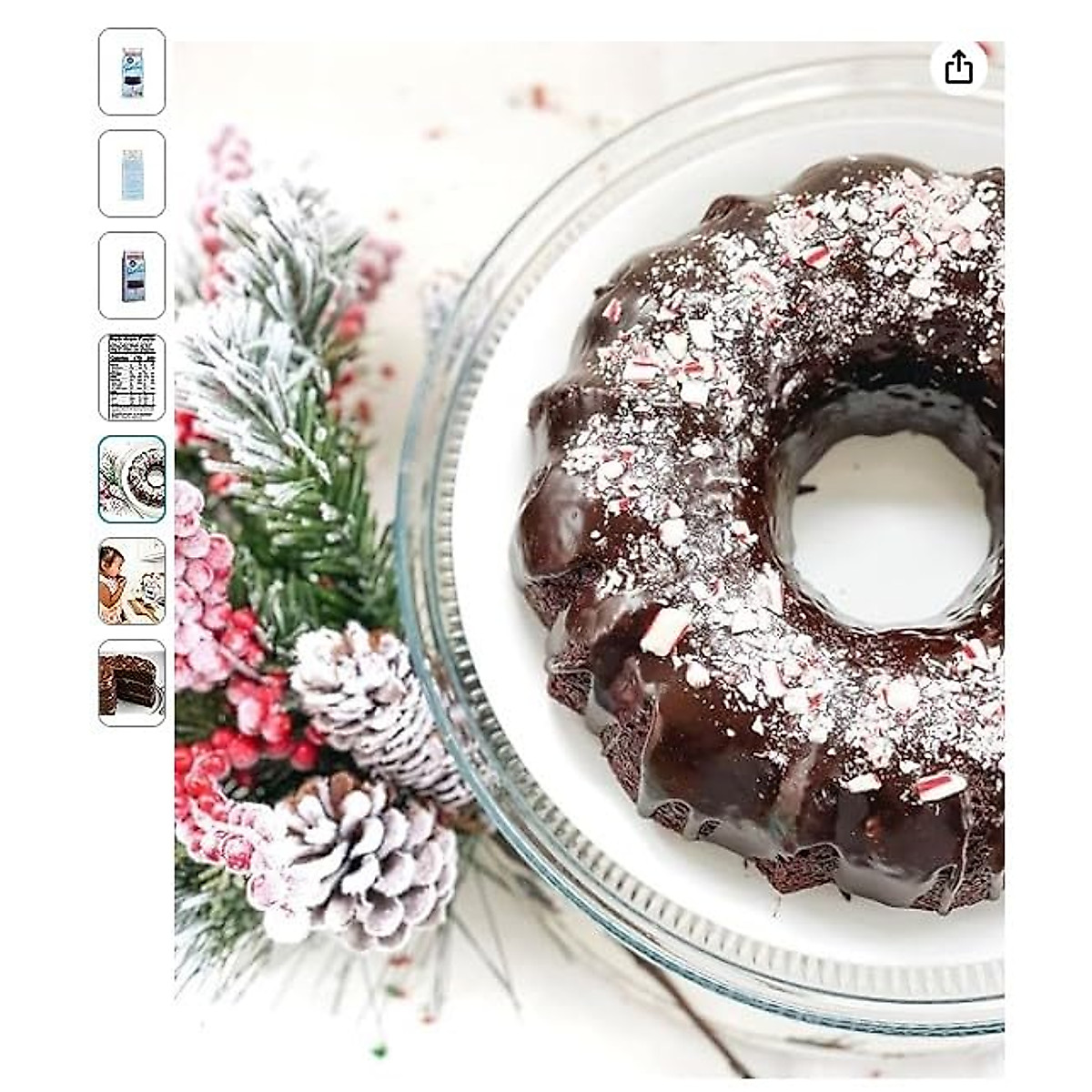 Pamela's Gluten Free Chocolate Cake Mix, Dairy Free, Kosher, 21-Ounce Bag (Pack of 6)