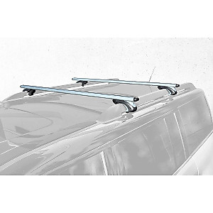 Universal Aluminum Rooftop Set of Cross Bars Racks Holds up to 150 lbs Aerodynamic, Low-Profile Haul Master