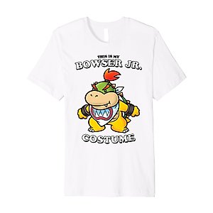 Super Mario Bros Halloween This Is My Bowser Jr. Costume Premium T-Shirt