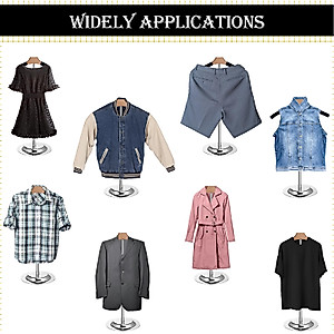 Youdaju 3 Pack Adjustable T-Shirt Display Stand,20-28" Height Shirt Display Shoulder Stand Shirt Rack Steaming Clothes Holder Sturdy Clothing Rack for Retail Vendor T Shirt Display Stand for Shops