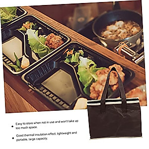 NAMOARLY Aluminum Insulation Pizza Thermal Takeaway Pizza Little Food Cooler Pizza Warmer Insulated Food Storage Non-woven Fabric Coffee