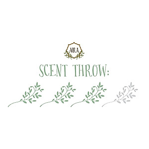 Aira Soy Candles - Organic, Kosher, Vegan, Tin Candle w/Therapeutic Grade Essential Oil Blends - Hand-Poured 100% Soy Candle Wax - Paraffin Free, Burns 110+ Hours - Pure Lavender - 8 Ounces