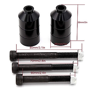 VRBIKE Pro Scooter Pegs CNC Aluminum Set with Axle Hardware for Freestyle Scooter Grinds