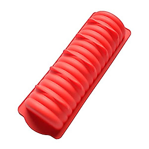 UPKOCH 3pcs wheel loaf nonstick loaf pan caterpillar loaf french bread silicone baking pastry rubber silicone bakeware mousse cake french bread loaf baking molds silicone oven cake mold