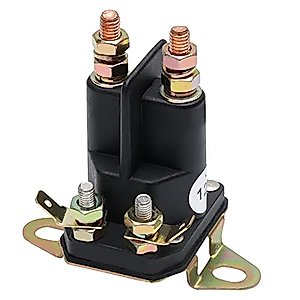 MaySpare 4 Pole Starter Solenoid Relay Switch 145673 Compatible with Briggs & Stratton Engine MTD Sears and Craftsman LT1000,Poulan Husqvarna 146154 145673 73233 109081X