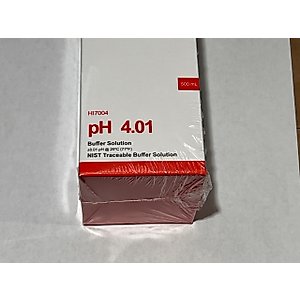 Hanna Instruments HI7004L 4.01 pH Calibration Buffer Solution, 500mL Bottle