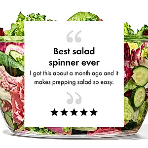 OXO Good Grips Large Salad Spinner - 6.22 Qt., White