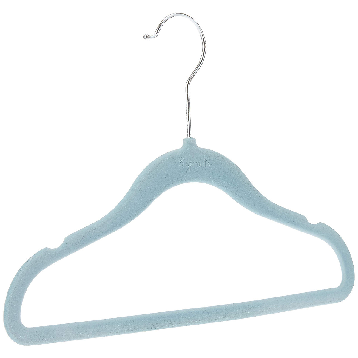 3 Sprouts Baby Hangers – Velvet Closet Clothes Organizers for Nursery, 10 Pack