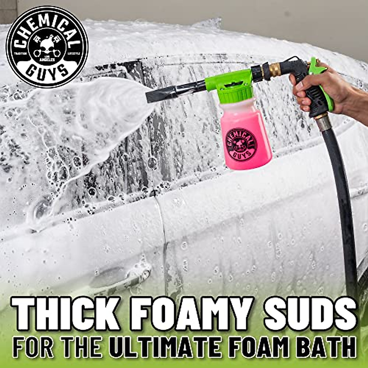 Chemical Guys ACC_326 – Torq Foam Blaster 6 Foam Wash Gun – The Ultimate Car Wash Foamer that Connects to Any Garden Hose