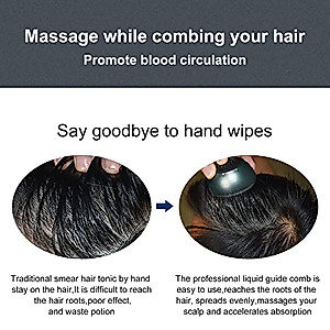 mriya Scalp Applicator Comb, Hair Oil Applicator for Medicine Scalp Head Fluid Comb Essential Oil Hair Treatment Head Scalp Massager Brush Hair Growth