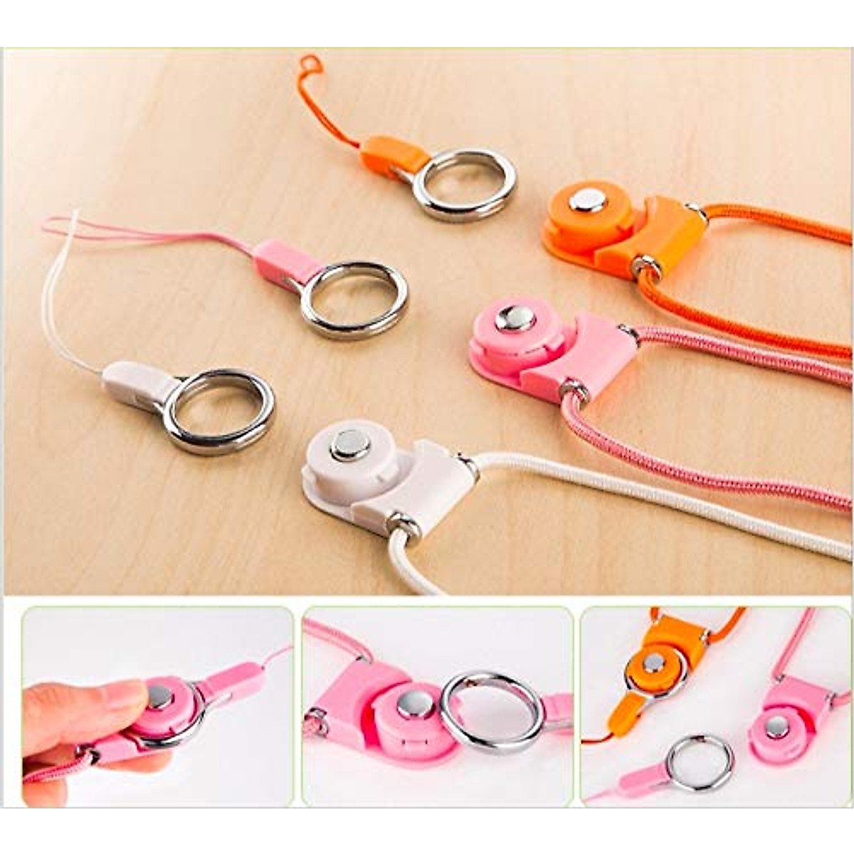 The Cross Cell Phone Ring Universal 360 Degree Rotation and Swivel Head Finger Grip Phone Holder Design with Bible Words (Pink)