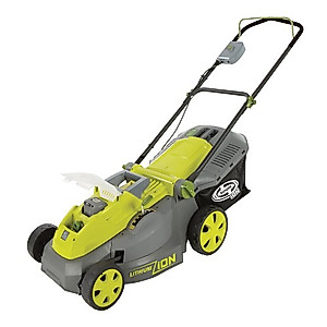 Sun Joe iON16LM 40-Volt 16-Inch Brushless Cordless Lawn Mower, Kit (w/4.0-Ah Battery + Quick Charger), ION16LM