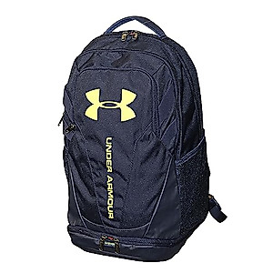 Under Armour Men's UA Hustle 3.0 Backpack (Naval Academy/Lime 417)