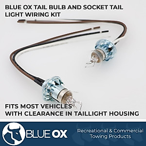 Blue Ox BX8869 Bulb and Socket Tail Light Wiring Kit