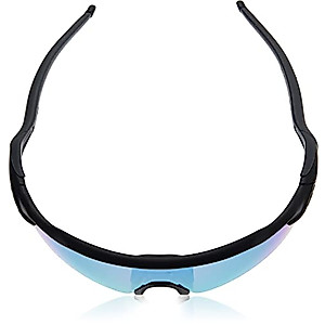 Oakley Men's OO9208 Radar EV Path Rectangular Sunglasses, Matte Black/Prizm Deep Water Polarized, 38 mm