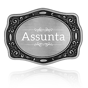 Sinseike Personalized Western Cowboy Name Belt Buckle for Men (classic)