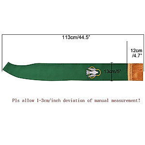 BLESSUME Church Pastor Reversible Stole with Tassels (Green and Purple)