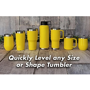 Tumbler Laser Level - Level Any Cup, Tumbler or Water Bottle with Ease - Laser Rotary Tool