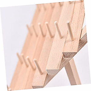 NUOBESTY 30 Sewing Storage DIY Thread Rack Thread Rack Wall Mount Cone Holder Stand Thread Holder Thread Organizer Rack Thread Stand Holder Embroidery Thread Sewing Thread Rack