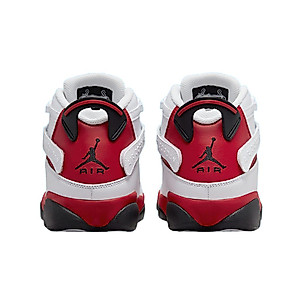 Jordan Mens 6 Rings 322992 126 Cherry - Size 9 White/Black-university Red