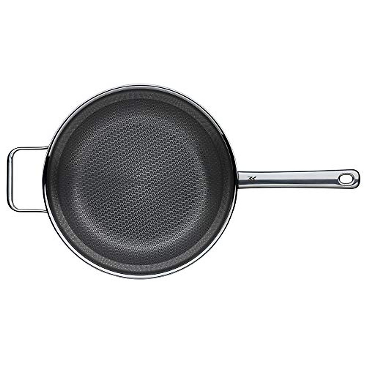 WMF Professional Resist Casserole/Frying Pan - 28 cm Diameter - Coated with a Multi-Layer Material - High Edge - Honeycomb Structure - Suitable for Induction Cookers & Ovens