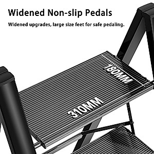 doubob 2 Step Ladder Folding Step Stool with Wide Anti-Slip Pedal Portable Stepladders for Home and Kitchen