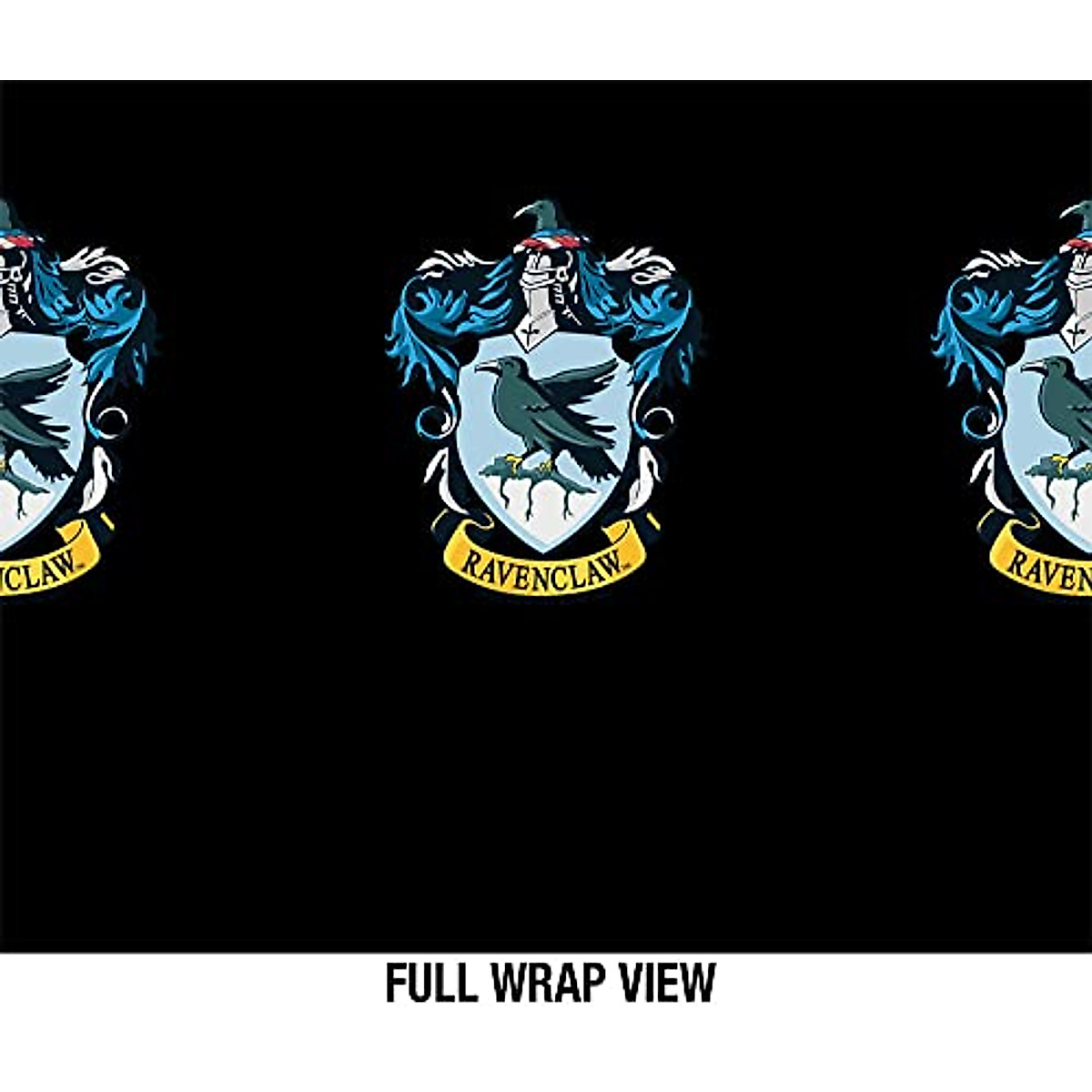 Harry Potter OFFICIAL Ravenclaw Crest 24 oz Insulated Canteen Water Bottle, Leak Resistant, Vacuum Insulated Stainless Steel with Loop Cap, Black