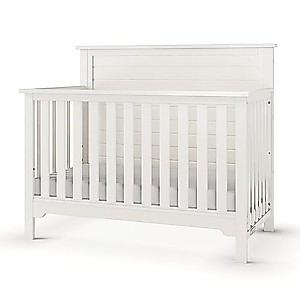 Child Craft Farmhouse Flat Top 4-in-1 Convertible Crib (Brushed Cotton)