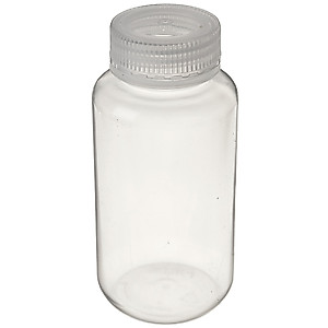 United Scientific® Unistore™ 33308 | Laboratory Grade Polypropylene Wide Mouth Reagent Bottle | Designed for Laboratories, Classrooms, or Storage at Home | 250ml (8oz) Capacity | Pack of 12