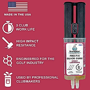 Brampton Epoxy PRO-FIX 5&15 Quick Cure - Golf Club Repair.85 Ounces