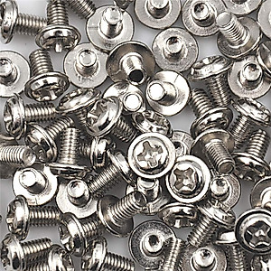 100Pcs M3 Screw M3X5 5Mm PC Case Hard Drive Precision PSU 6/32" Hex Screws For Computer Floppy DVD ROM Motherboard 7Mm