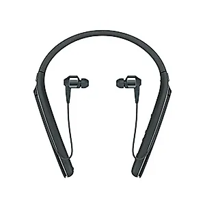 Sony Premium Noise Cancelling Wireless Behind-Neck in Ear Headphones - Black (WI1000X/B)