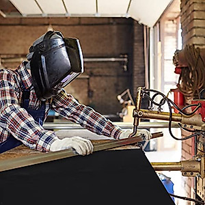 Housoutil Material Felt Cloth Fire Blanket Welding Blanket for Smoker Welding Table Welding Cloth Fabric Medium Insulated Welding Blanket Fiberglass Blanket Heavy Fireproof Cloth