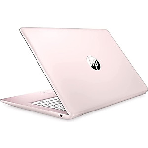 HP Stream Laptop, 14 inch HD Screen, Intel Celeron N4020 Processor, 16GB RAM, 64GB eMMC, Windows 11, 1-Year Office 365, HDMI, Wi-Fi, USB-C, Webcam, Pink, PCM