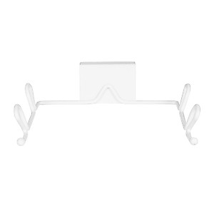 Spectrum Diversified, White Cabinet Door Trash Bag Holder